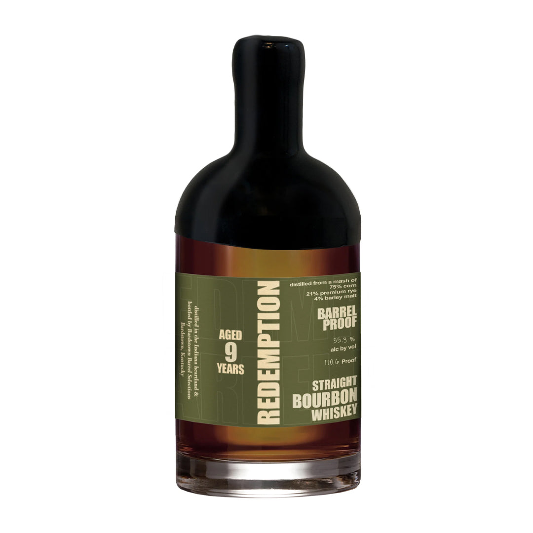Redemption 9 Year Old Barrel Proof Straight Bourbon Whiskey Batch 1 – Mission Trails Wine & Spirits