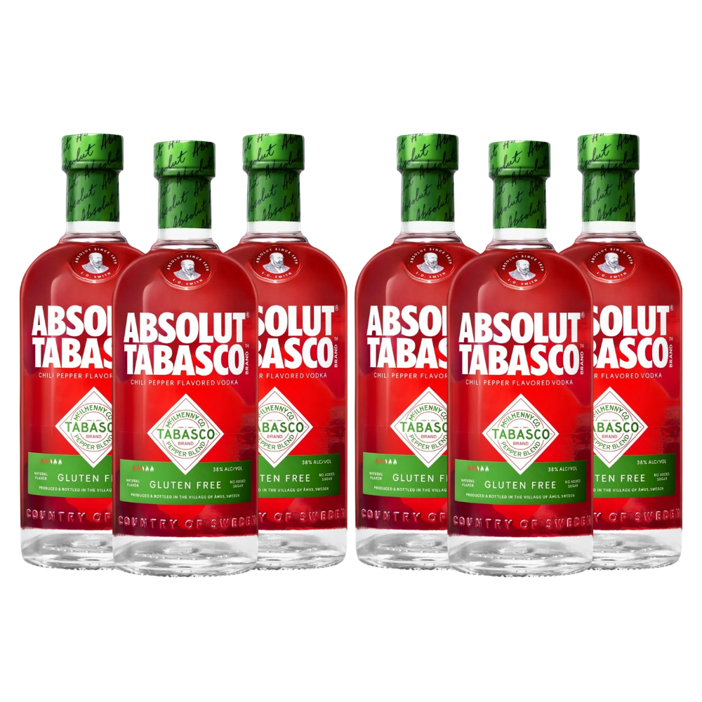 Absolut Tabasco Chili Pepper Flavored Vodka 6pk – Mission Trails Wine ...