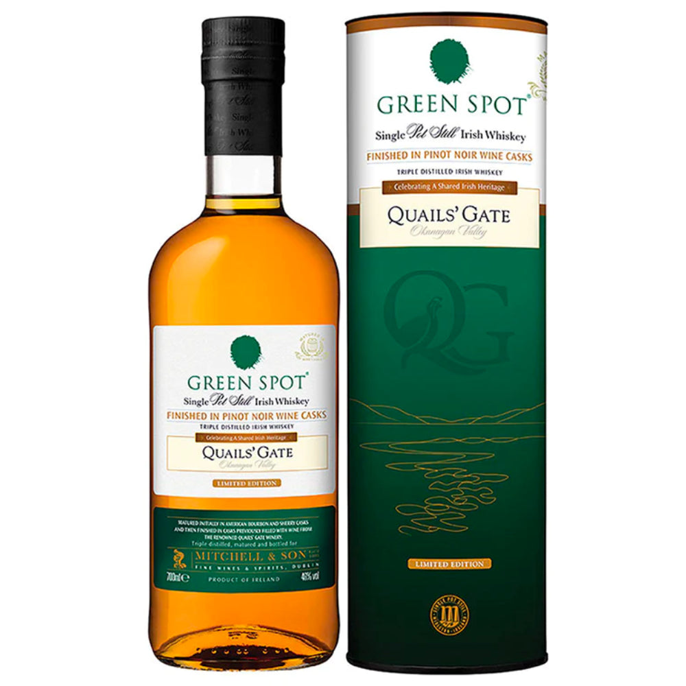Green Spot Quails Gate Single Pot Still Irish Whiskey – Mission Trails ...