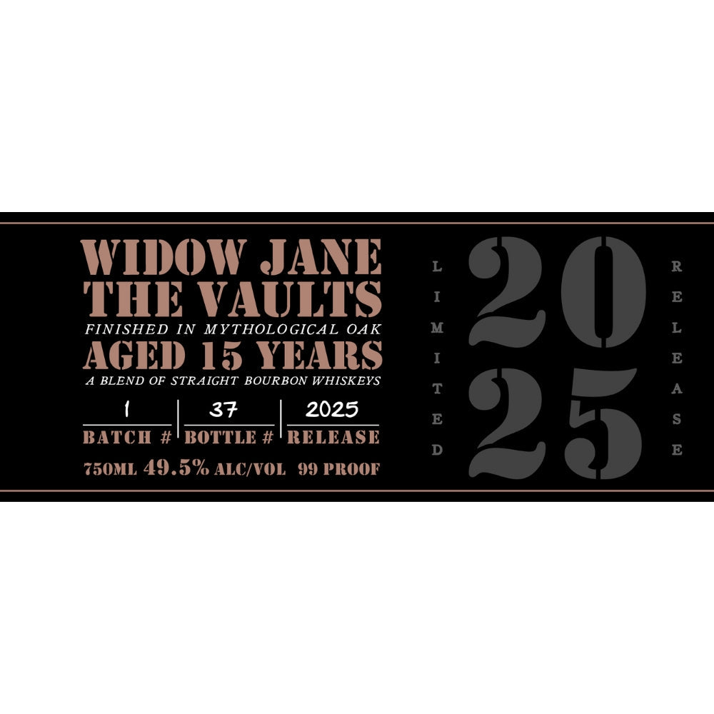 Widow Jane The Vaults 15 Year Old 2025 Edition – Mission Trails Wine ...
