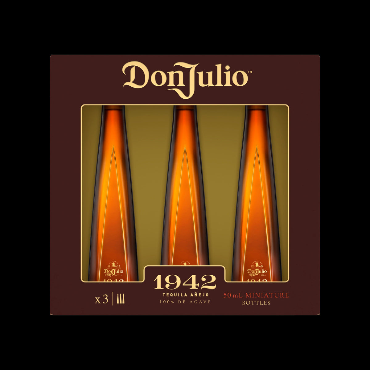 Don Julio 1942 50ml 3-Pack Gift Set – Mission Trails Wine & Spirits