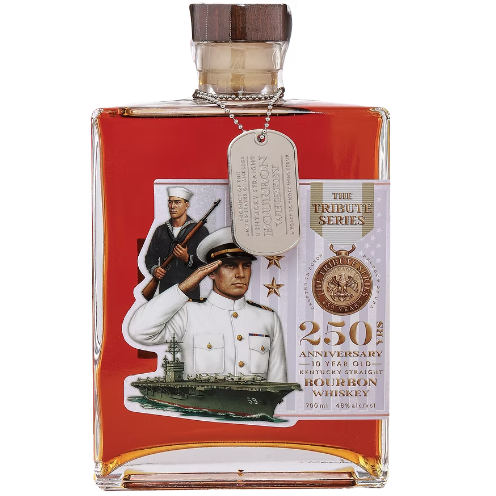 The Tribute Series 10 Year Old Kentucky Bourbon 250th Anniversary Navy ...